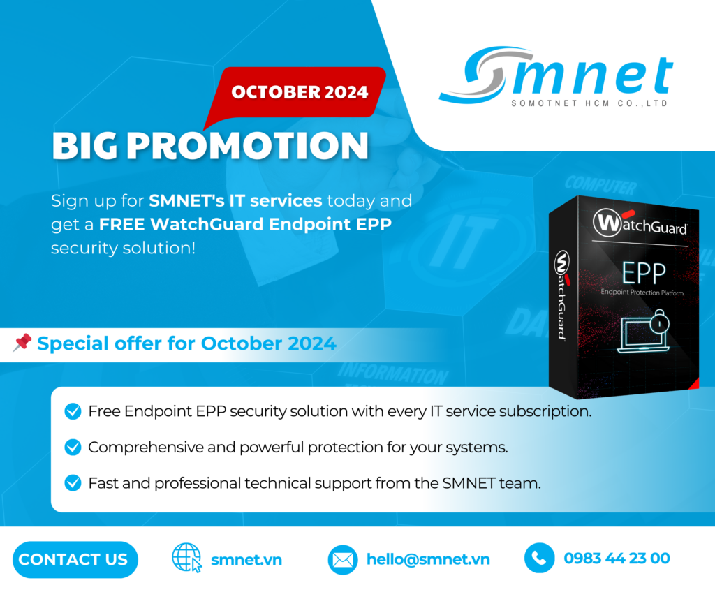 OCTOBER 2024 - BIG PROMOTION WITH SMNET! - SINGCHAM VIETNAM