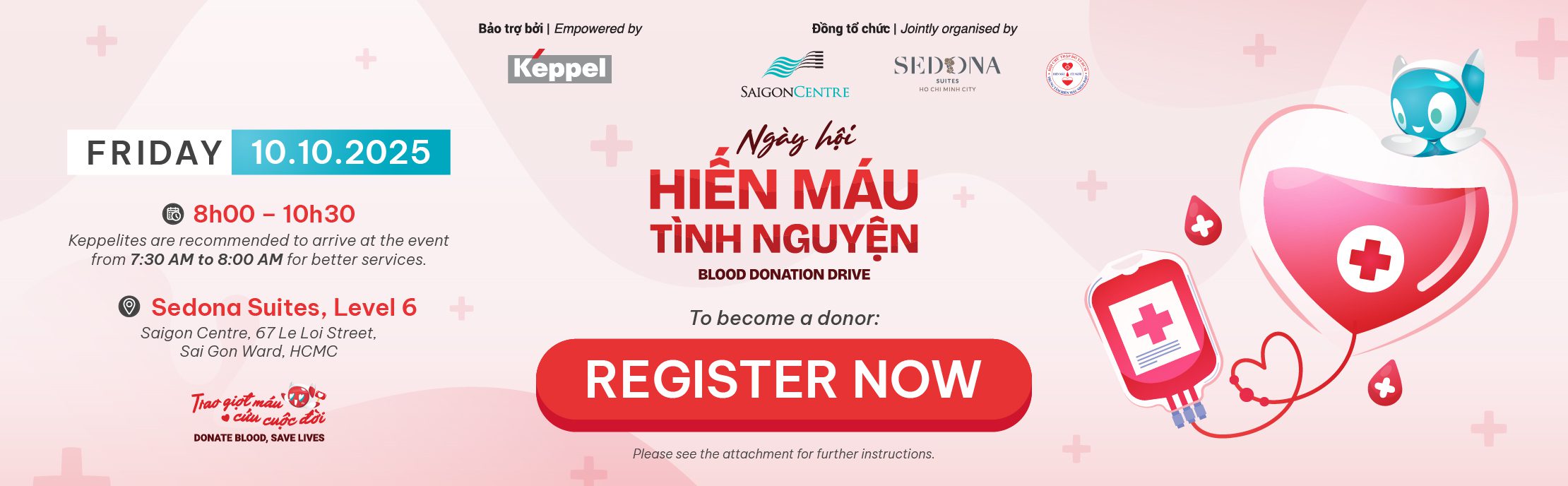 Join us at the 2nd Blood Donation Drive of 2025! - SINGCHAM VIETNAM